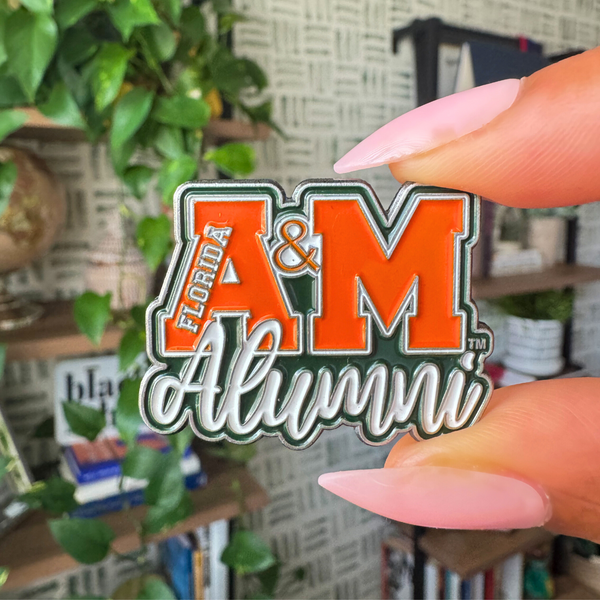 Florida A&M University™ Alumni Enamel Lapel Pin – Black & Scholared