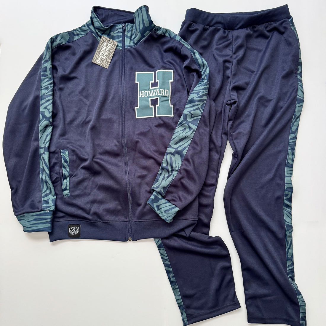 Howard University Graffiti Track Suit | Black & Scholared
