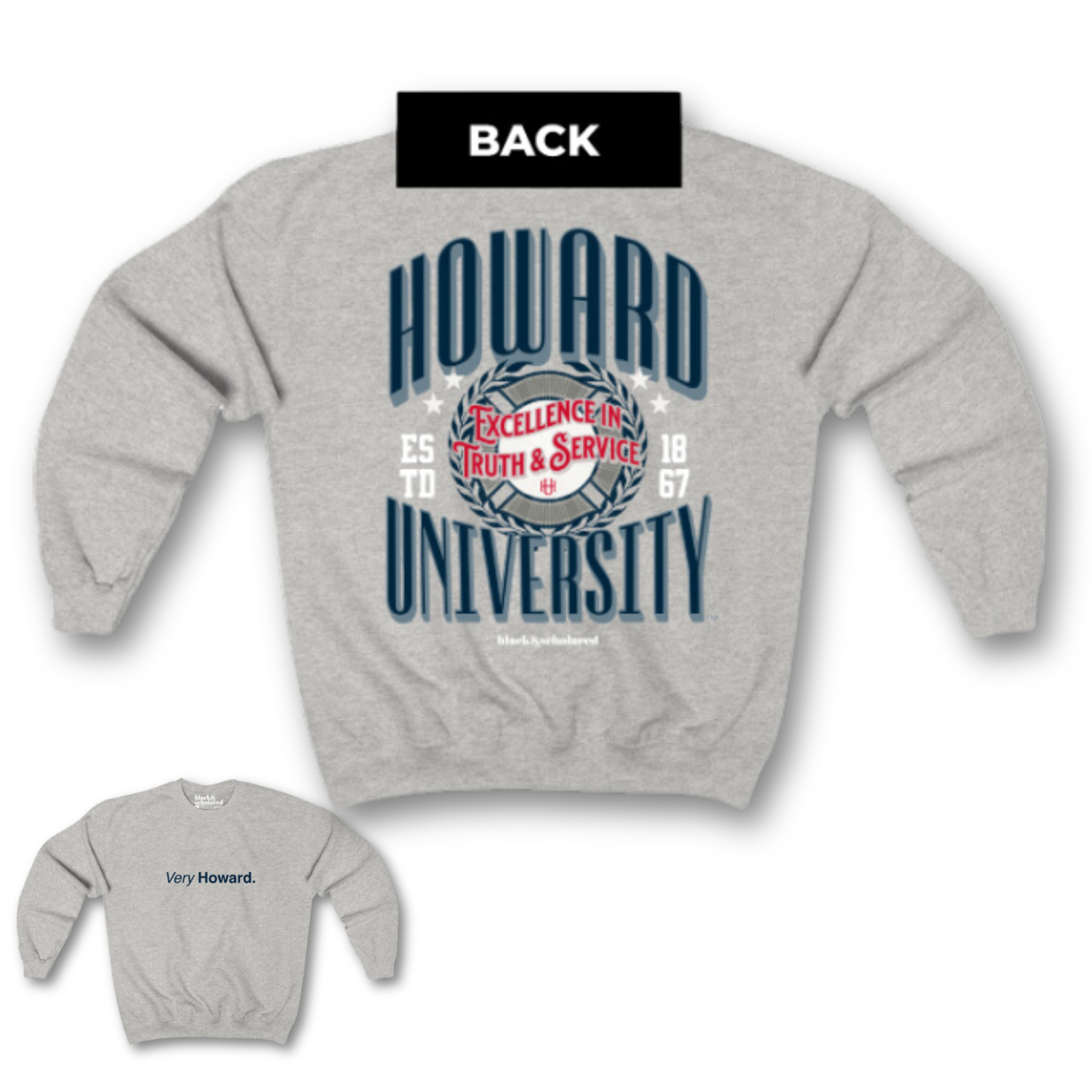 Very Howard™ Sweatshirt – Black & Scholared